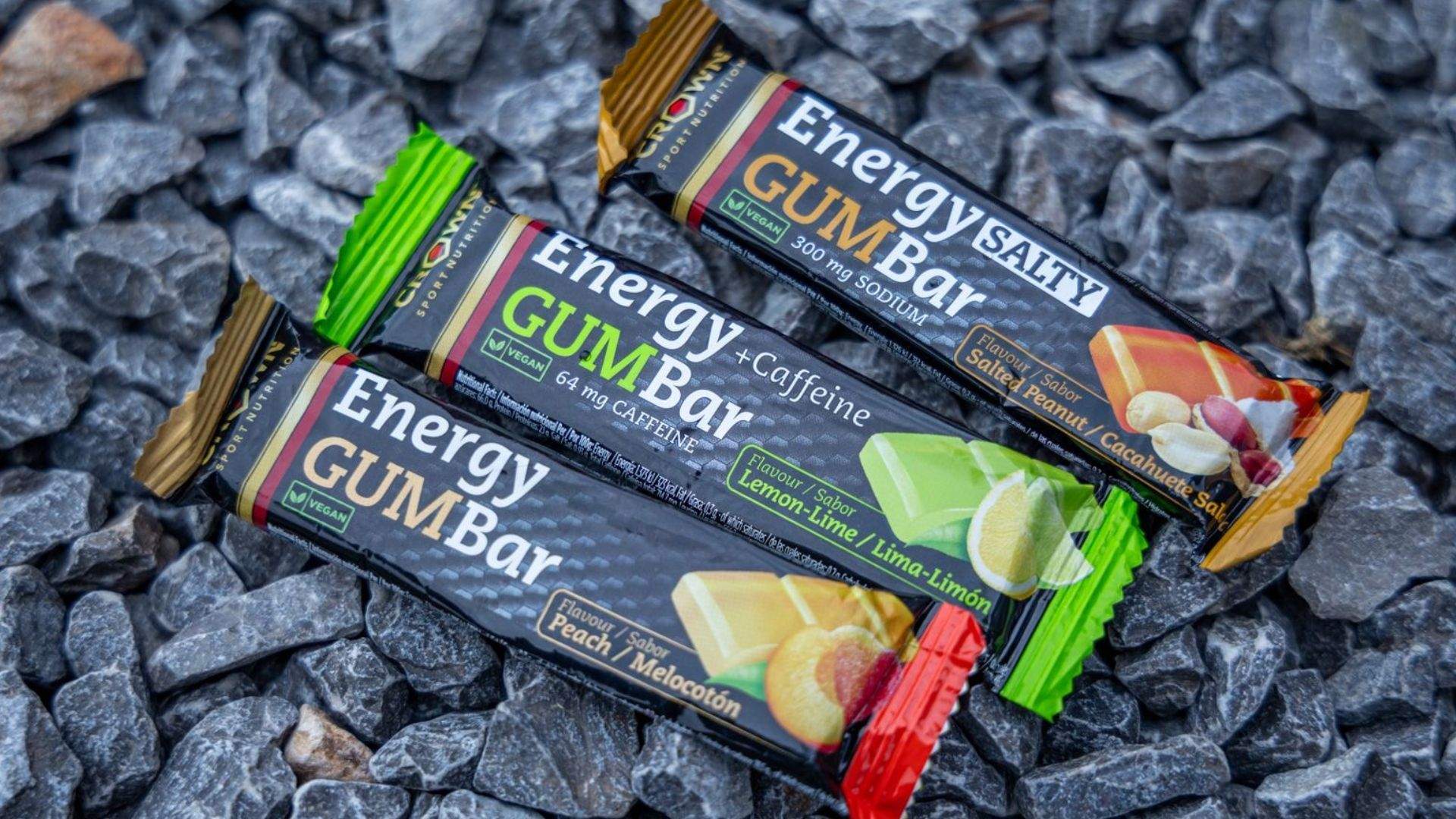 Nuevos sabores innovadores de Energy GUM Bar de Crown Spo...